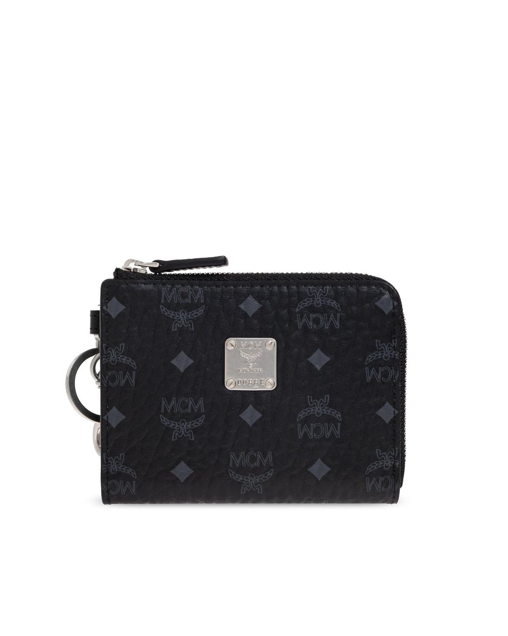 MCM Wallet With Keychain in Black | Lyst UK