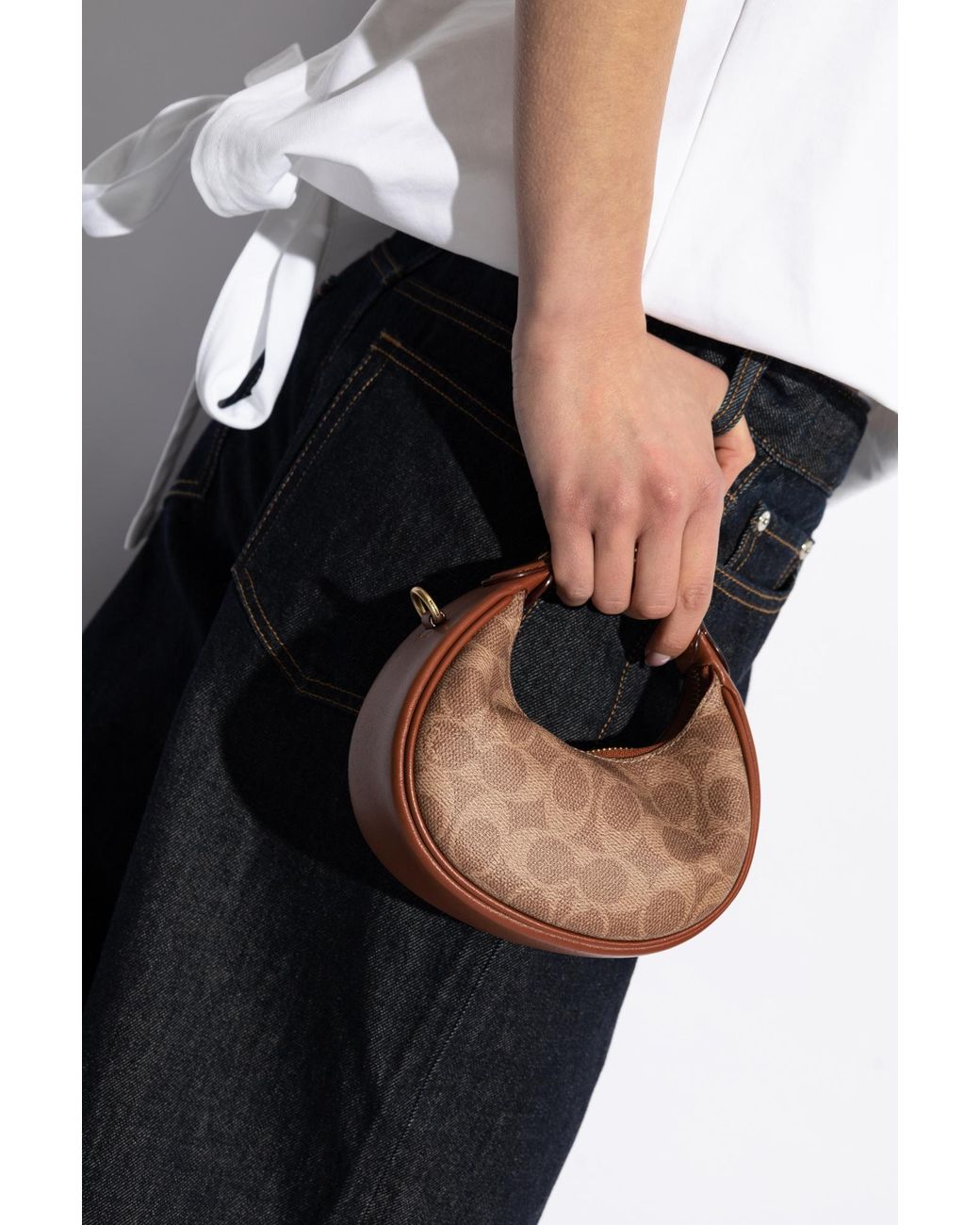 COACH Jonie Handbag, in Brown | Lyst