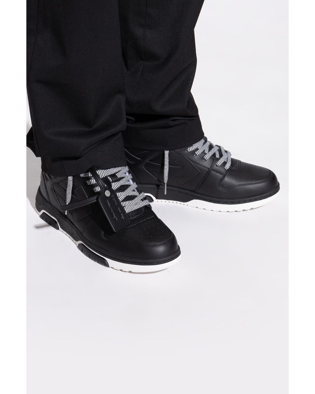 Off-White c/o Virgil Abloh Sports Shoes 'Out Off Office' in Black for ...