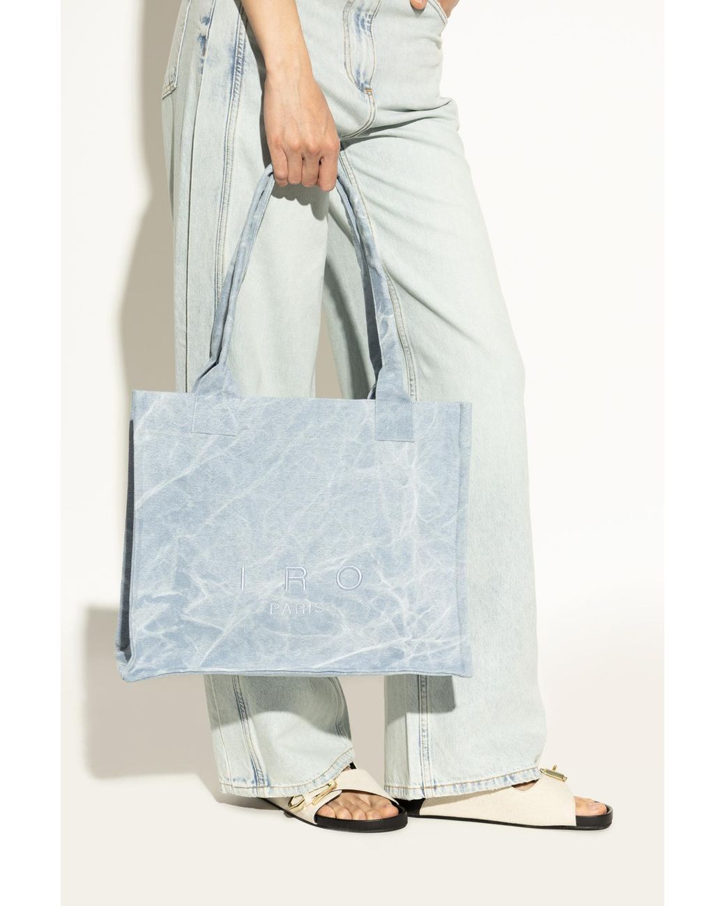 IRO Jane Shopper Bag in Blue | Lyst