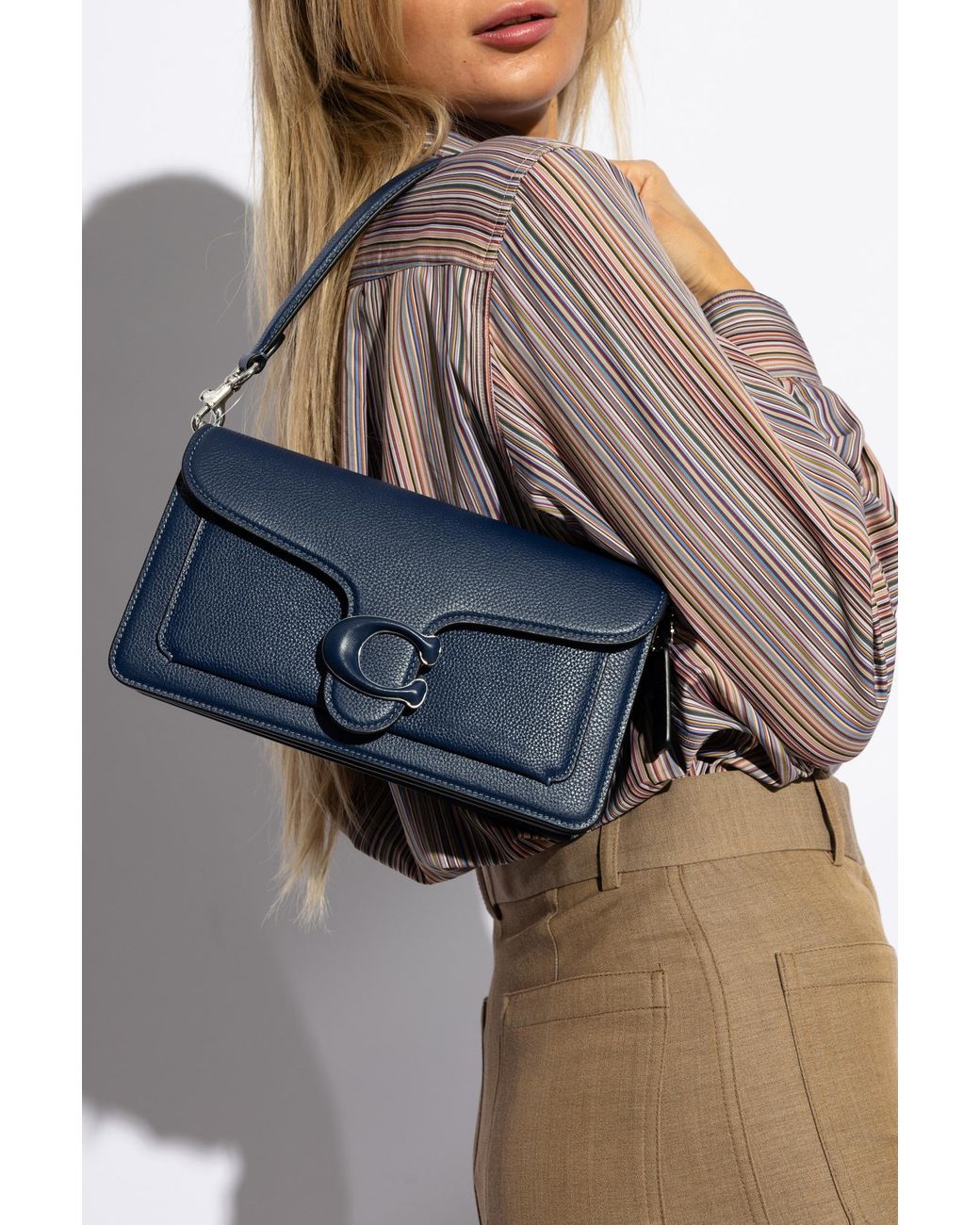 COACH Shoulder Bag 'Tabby 26' in Blue | Lyst