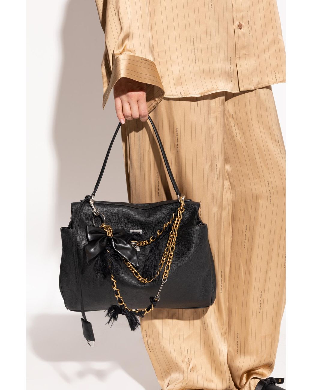 Balenciaga Pants Chain in Black | Lyst