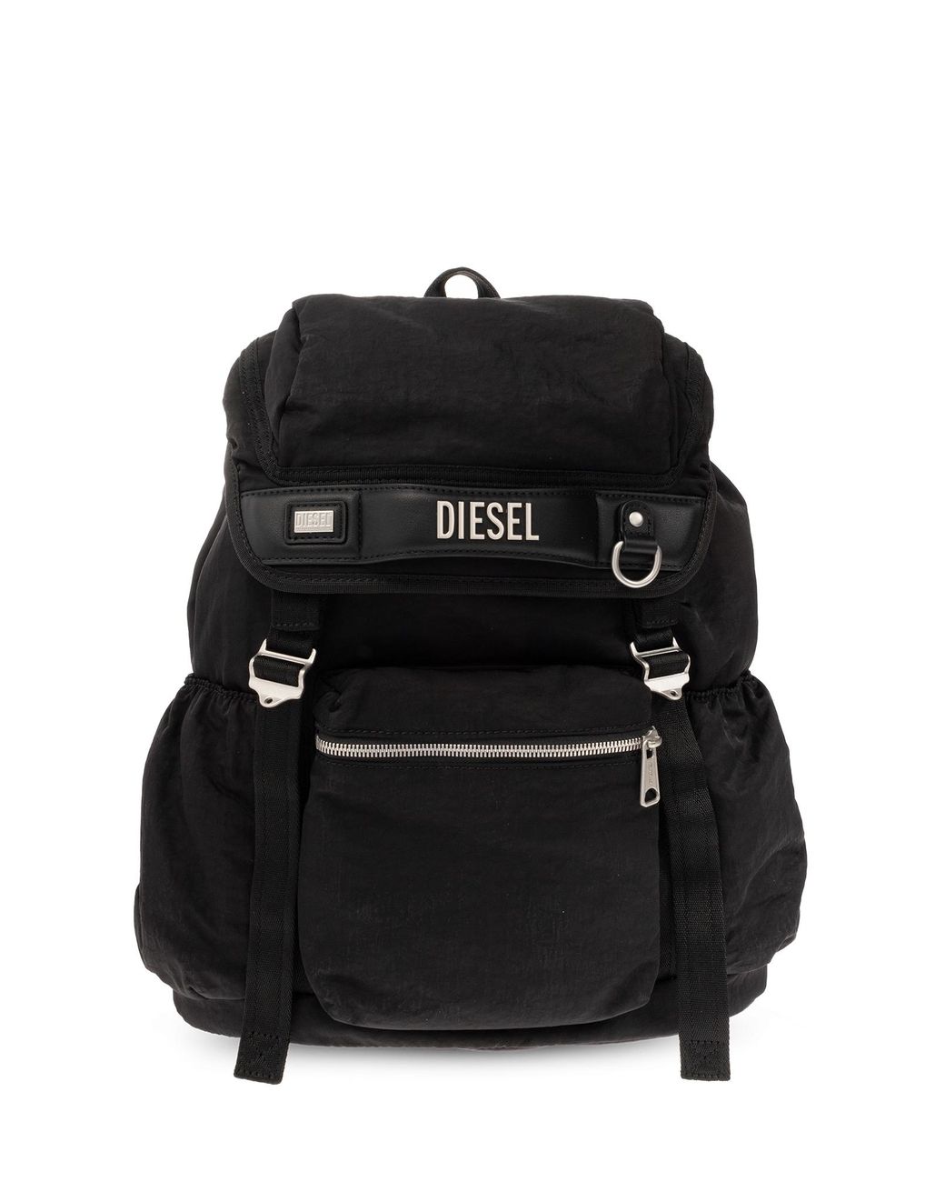 DIESEL 'logos' Backpack in Black for Men | Lyst UK