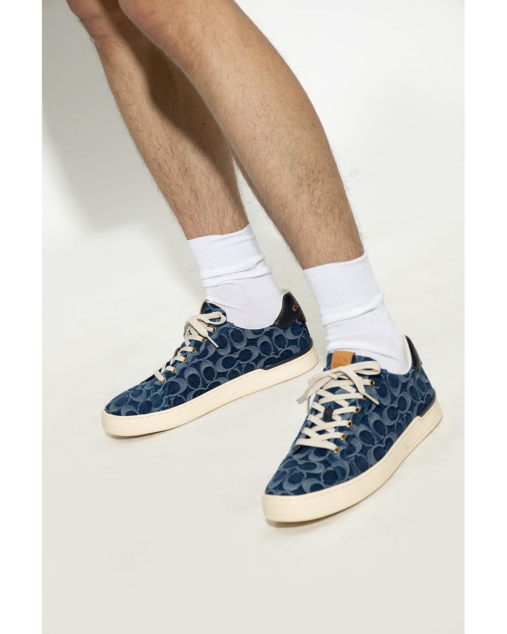 COACH 'lowline' Sneakers in Blue for Men | Lyst