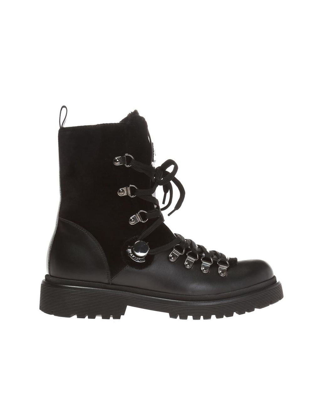 Moncler Fur 'berenice' Padded Boots in Black - Save 11% - Lyst