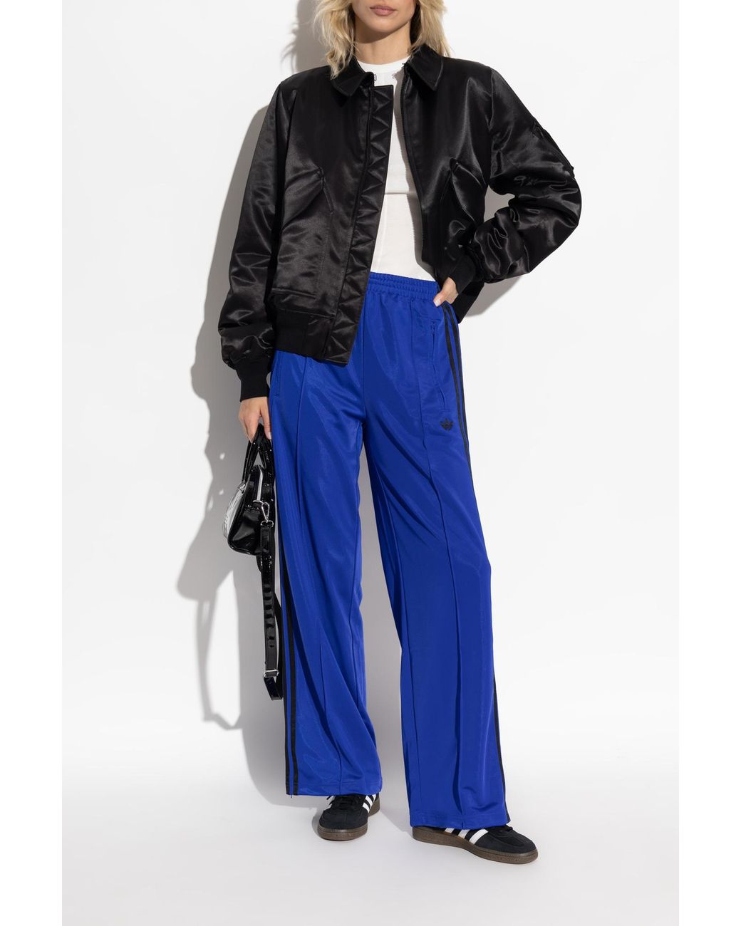 adidas Originals Sweatpants With Straight-Leg Cut in Blue | Lyst