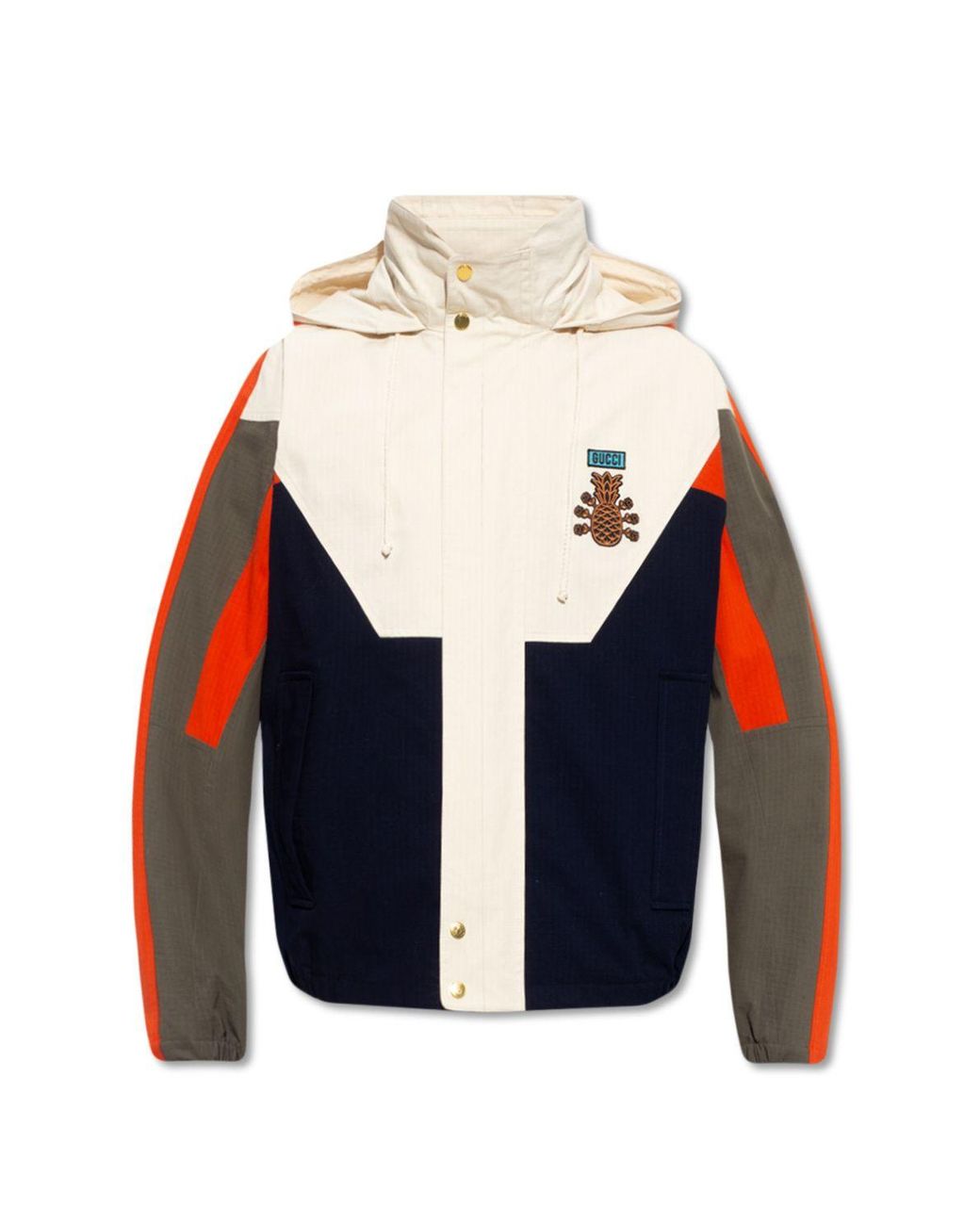 Gucci The ' Pineapple' Collection Short-sleeved Jacket in Blue | Lyst