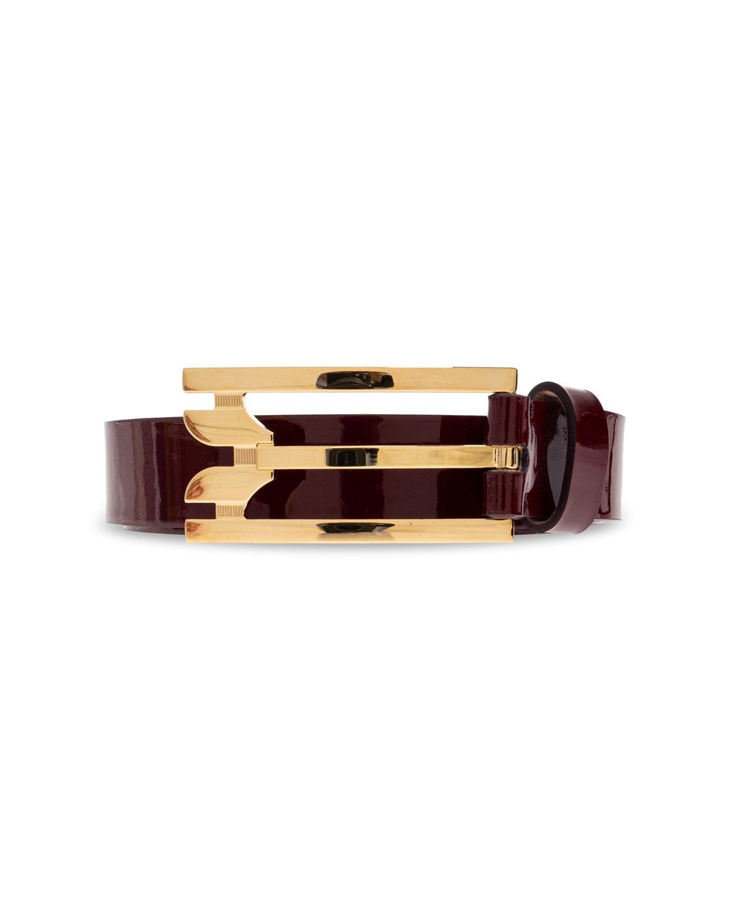 Victoria Beckham Leather Belt in Red | Lyst UK