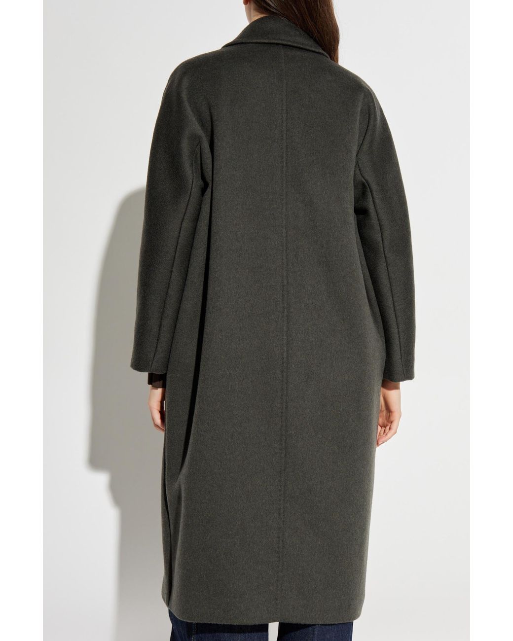 Max Mara Cashmere Coat in Blue | Lyst