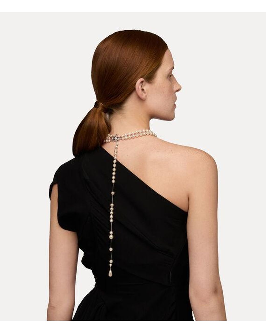 Vivienne Westwood Broken Pearl Necklace in White Lyst UK