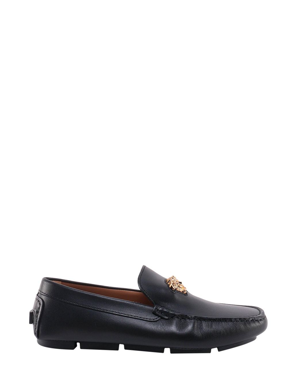 Versace Loafer in Black for Men | Lyst