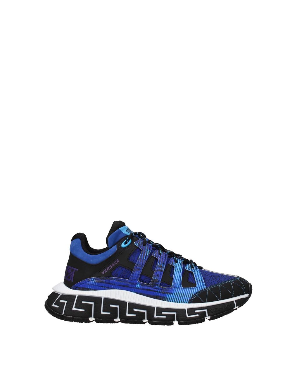 Versace Sneakers Trigreca Fabric Royal in Blue for Men | Lyst