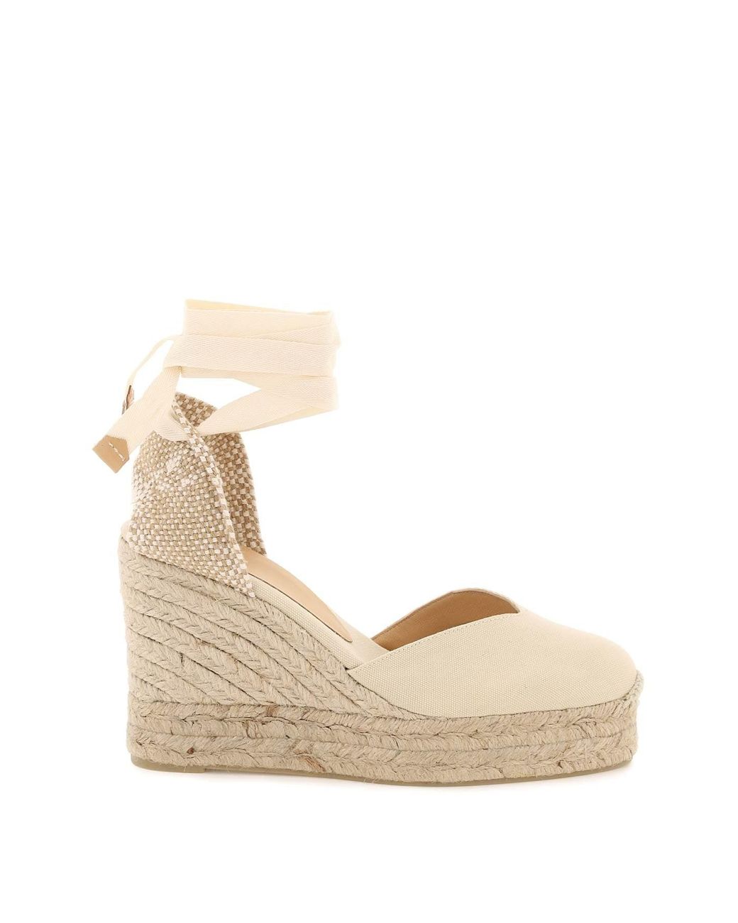 Castañer Castaner Chiara Wedge Espadrilles in Natural | Lyst