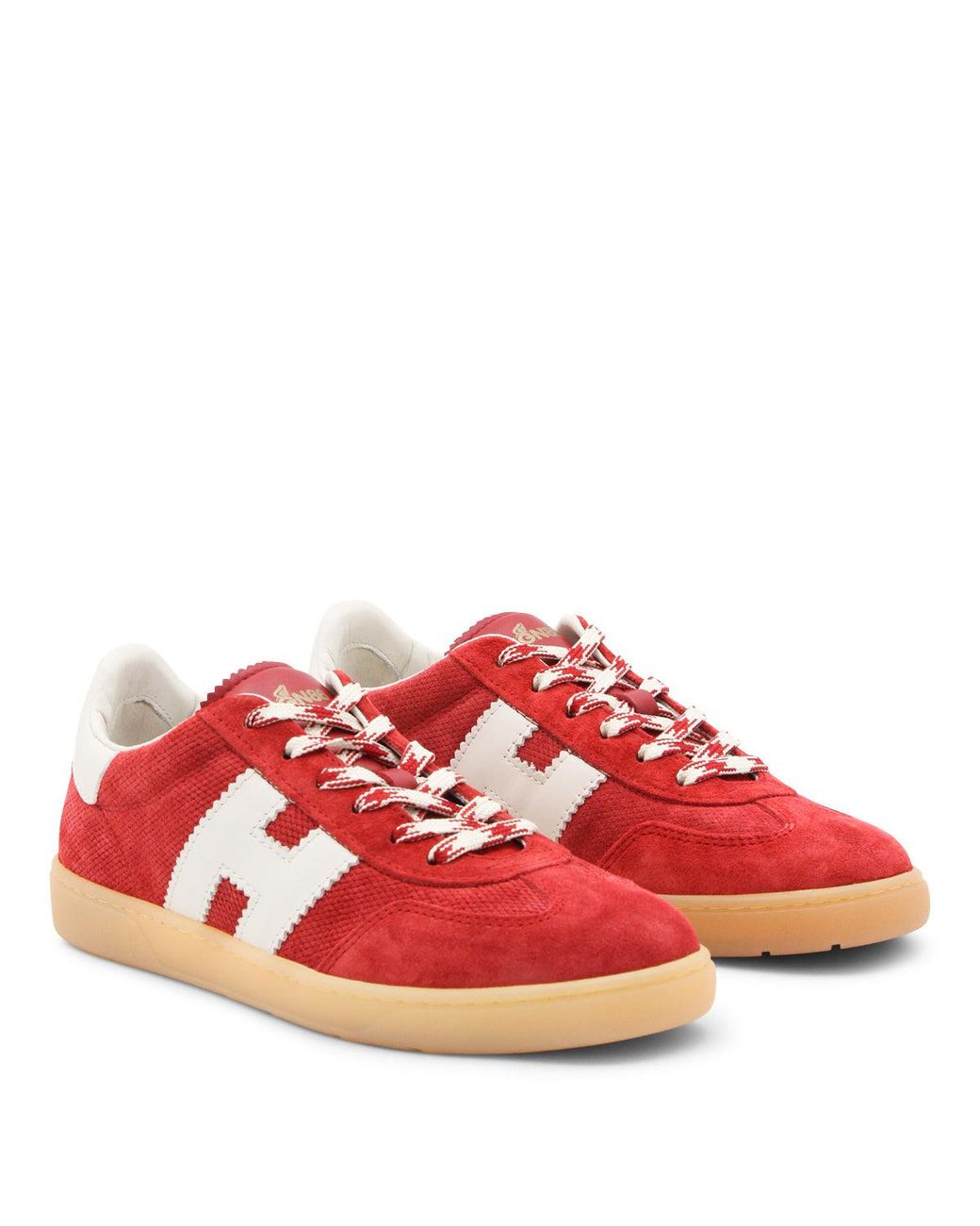 Hogan Red Leather Cool Sneakers | Lyst