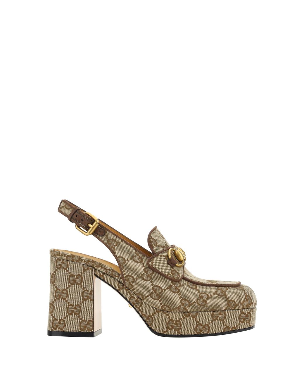 Gucci Horsebit Mule in Brown | Lyst