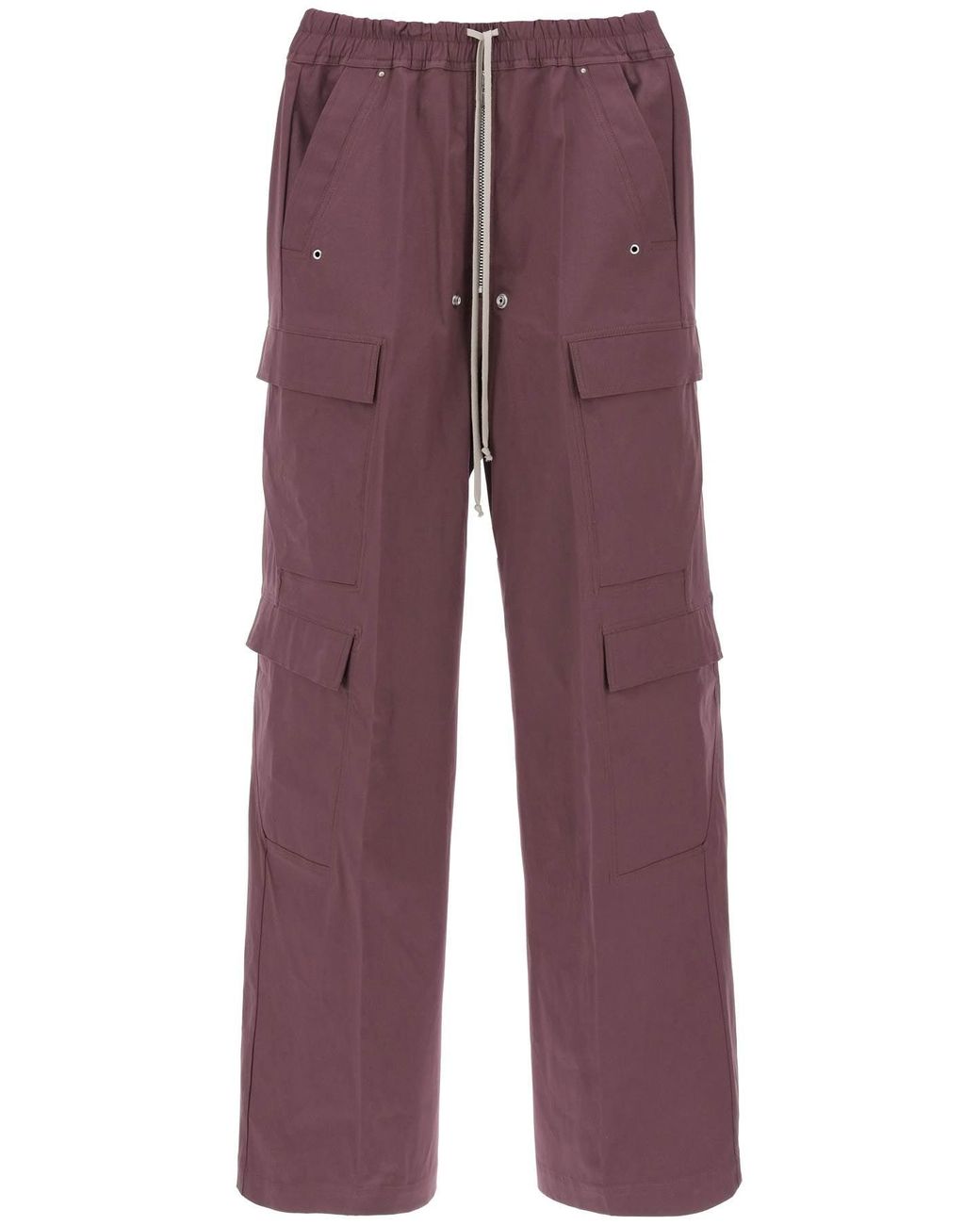 Rick Owens Heavy Poplin Cargo Belas Pants in Purple for Men Rick Owens Heavy Poplin Cargo Belas Pants in Purple for Men