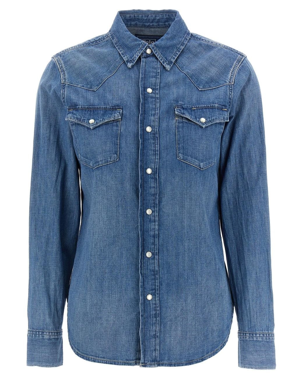 Polo Ralph Lauren Denim Shirt in Blue | Lyst