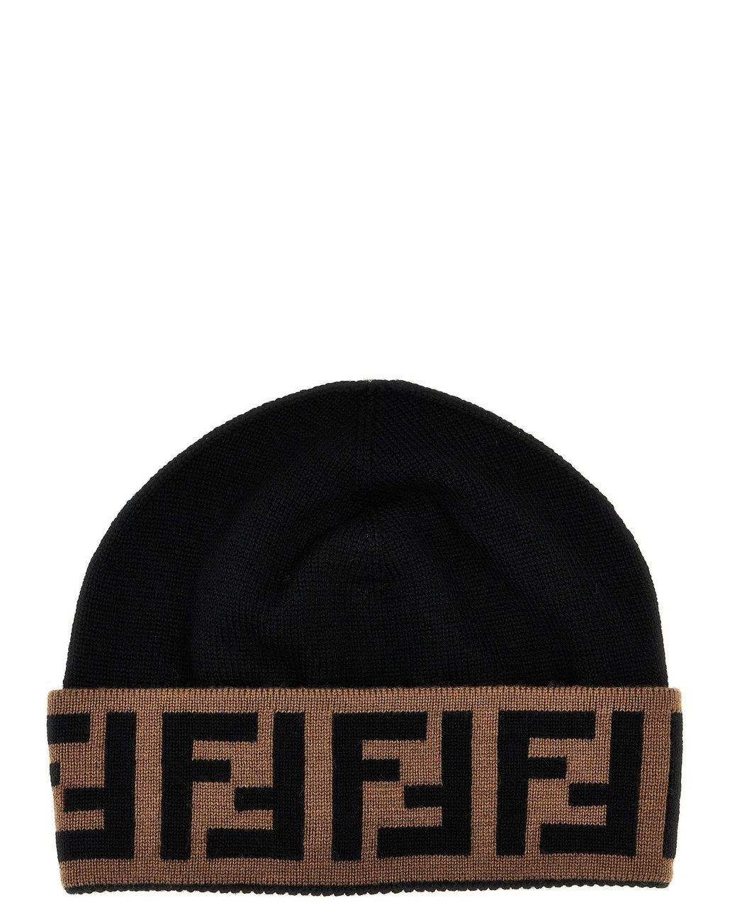 Fendi 'Ff' Cap in Black for Men | Lyst