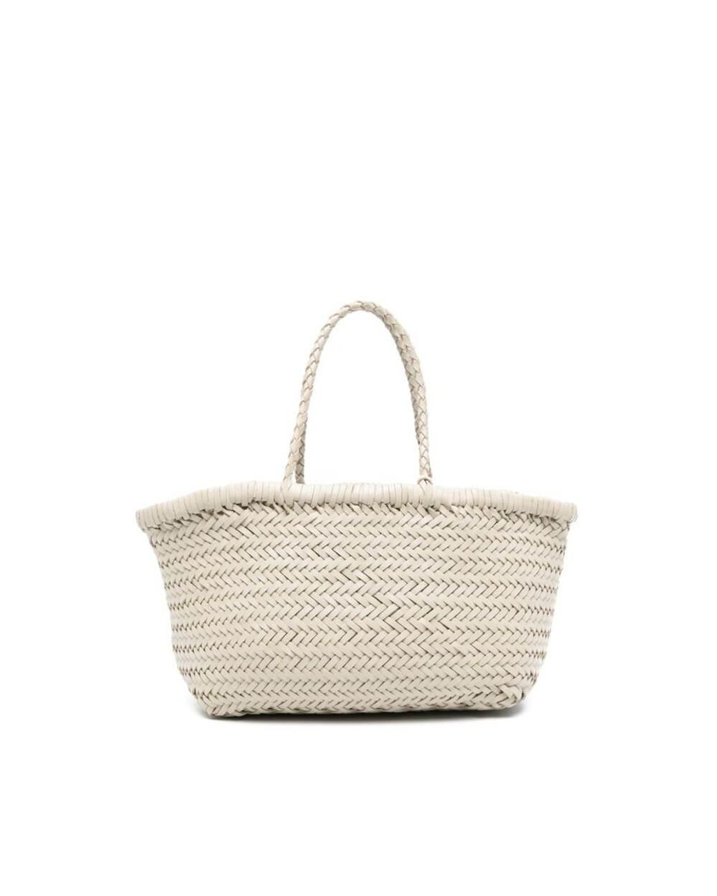 Dragon Diffusion Leather Tote Bags in White | Lyst