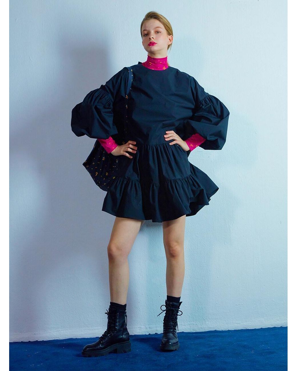 [MUDIDI] Ribbon detail dress 001 - www.careandloveblogs.com