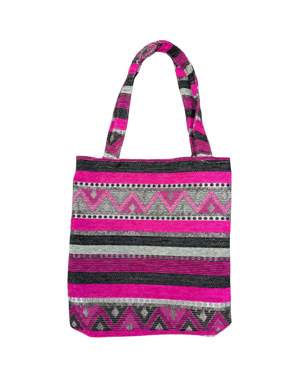Berber Leather The Nador Large Expandable Fabric Tote in Purple | Lyst UK