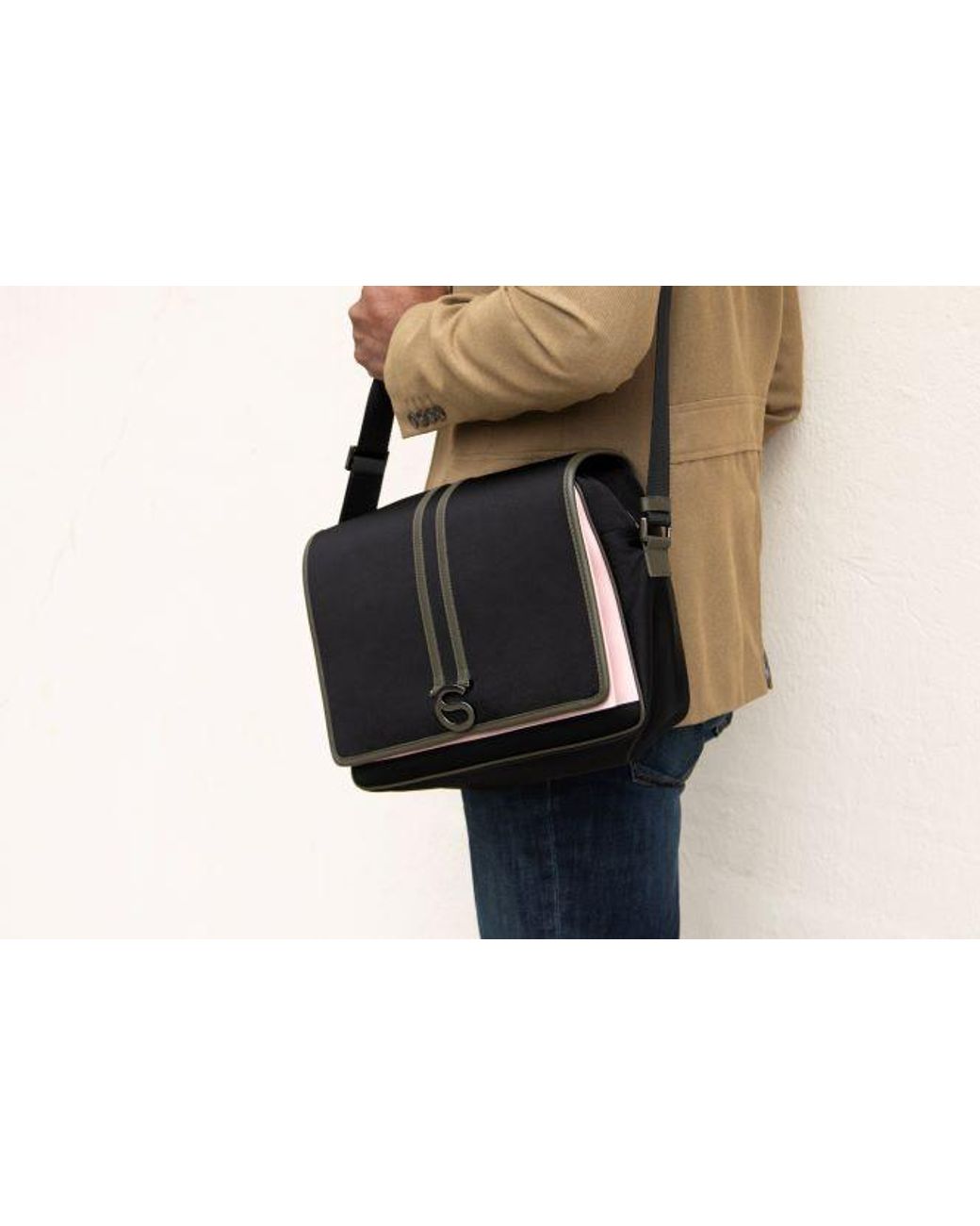 Chau sáenz Roni Messenger Bag in Black for Men | Lyst