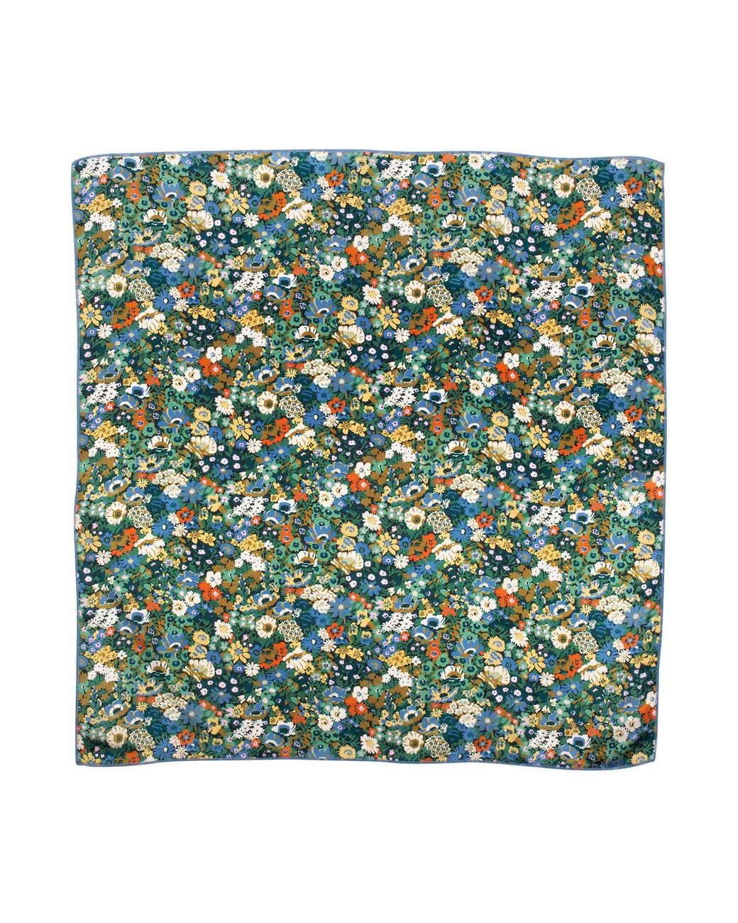 LE COLONEL Liberty Thorpeness Silk Square in Green | Lyst