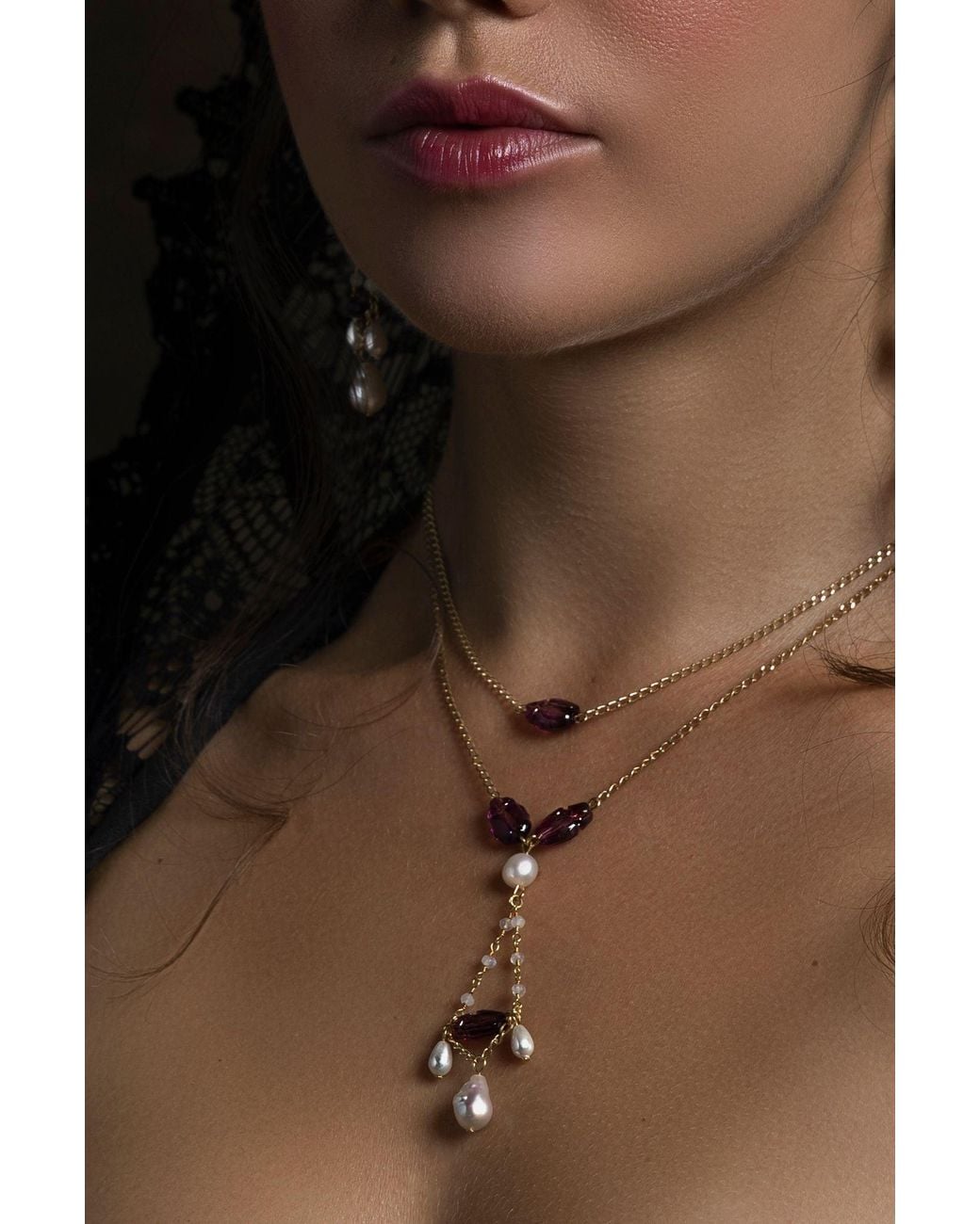 SALOME Sabrina Necklace in Metallic | Lyst UK