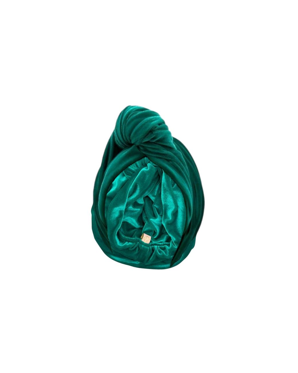 Julia Clancey Classic Madam Jade Velour Turban in Green | Lyst UK