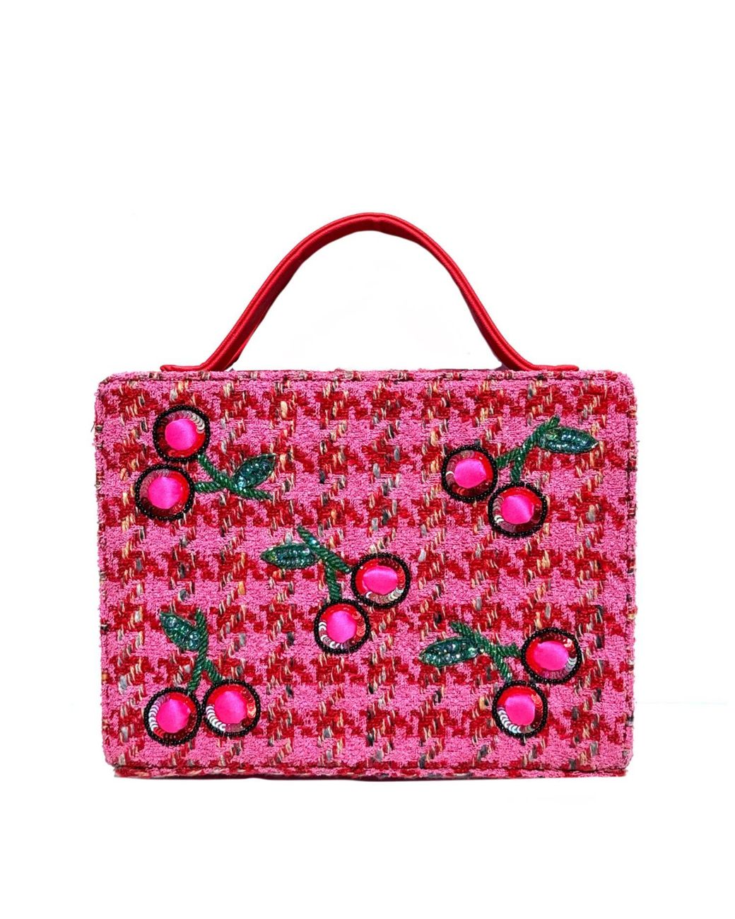 Simitri Cherry Briefcase Bag in Red | Lyst UK