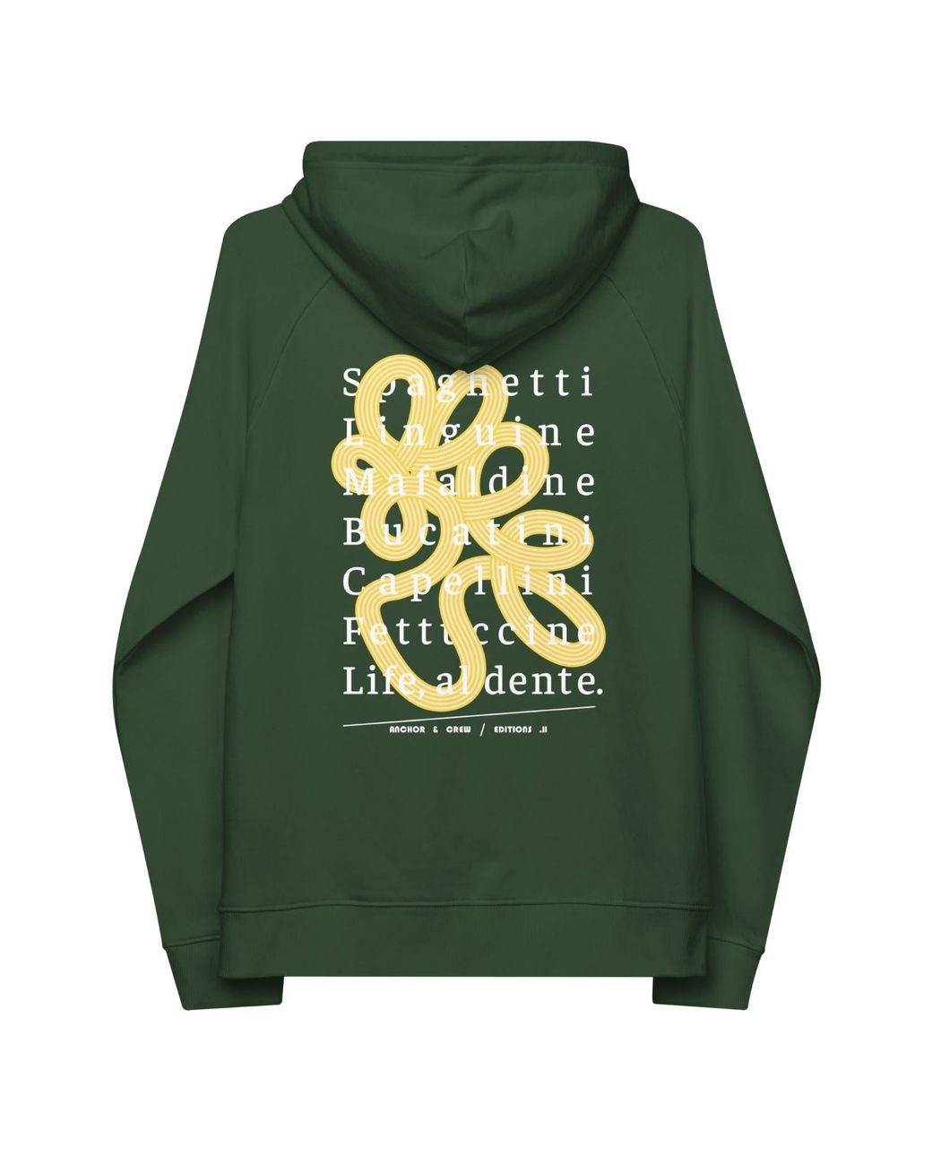Anchor and Crew Bottle Eleven Life, Al Dente Editions Organic Cotton ...