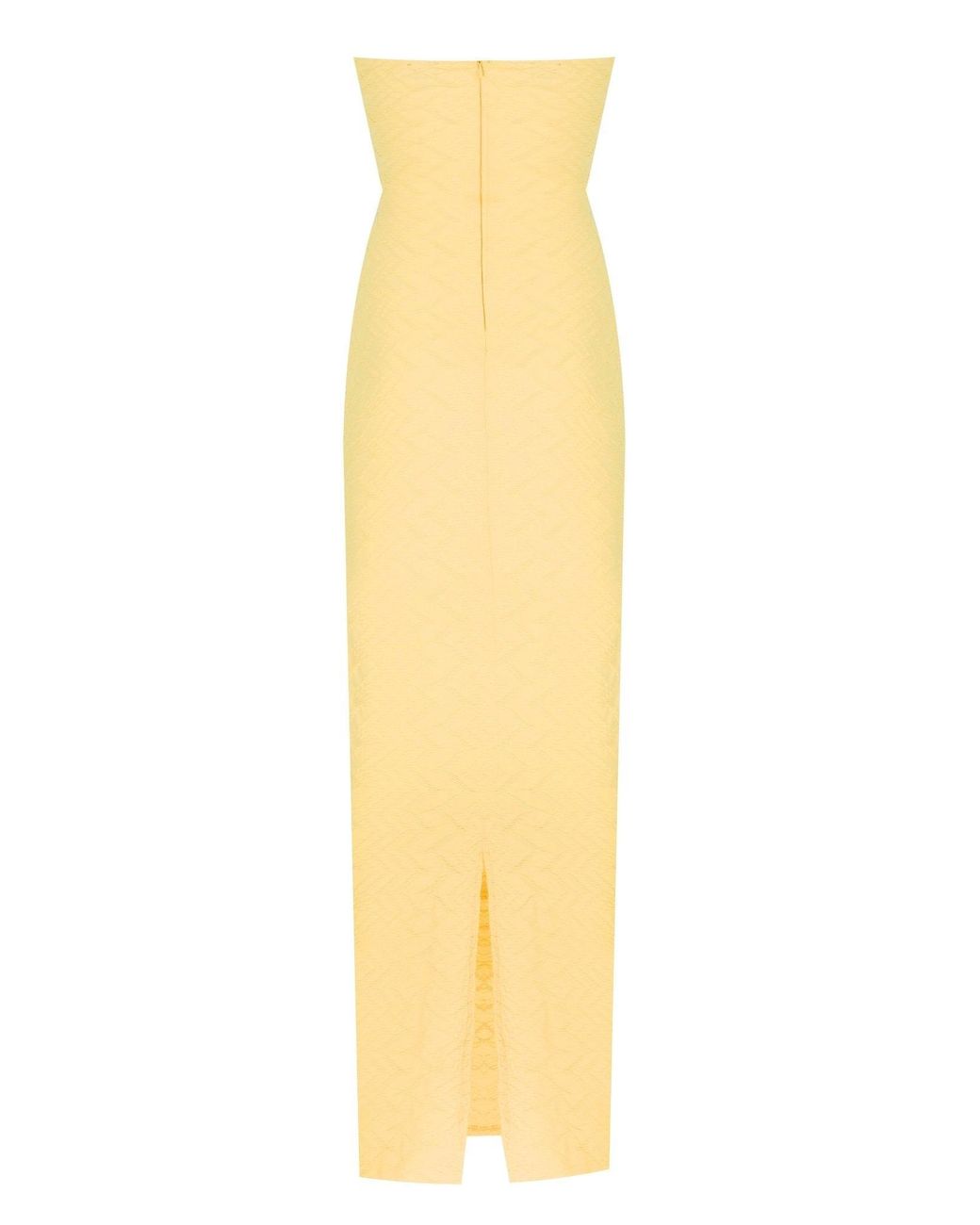 No'design Crown Strapless Fish Shape Dress in Yellow | Lyst UK