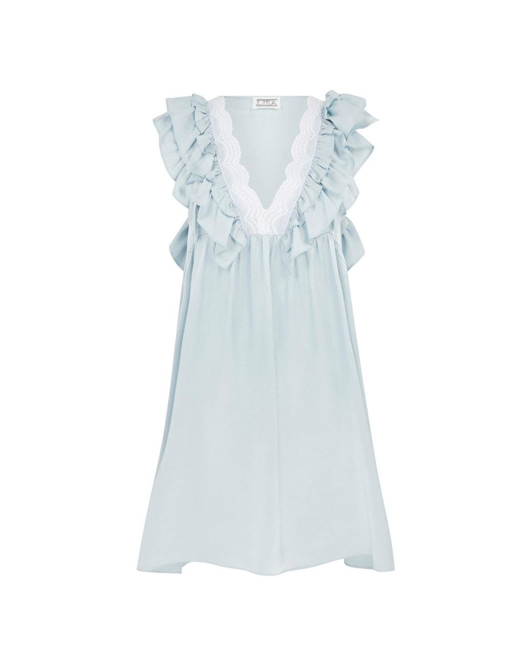 Lisa The Label Teardrop Dress in Blue | Lyst UK