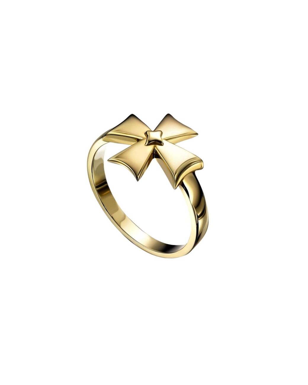 Tami&Tami Leclat Malte Cross Ring in Metallic | Lyst