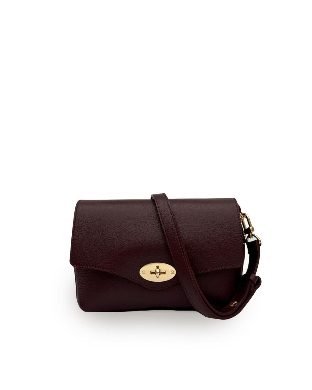 Apatchy London The Maddie Midi Port Leather Bag in Purple | Lyst