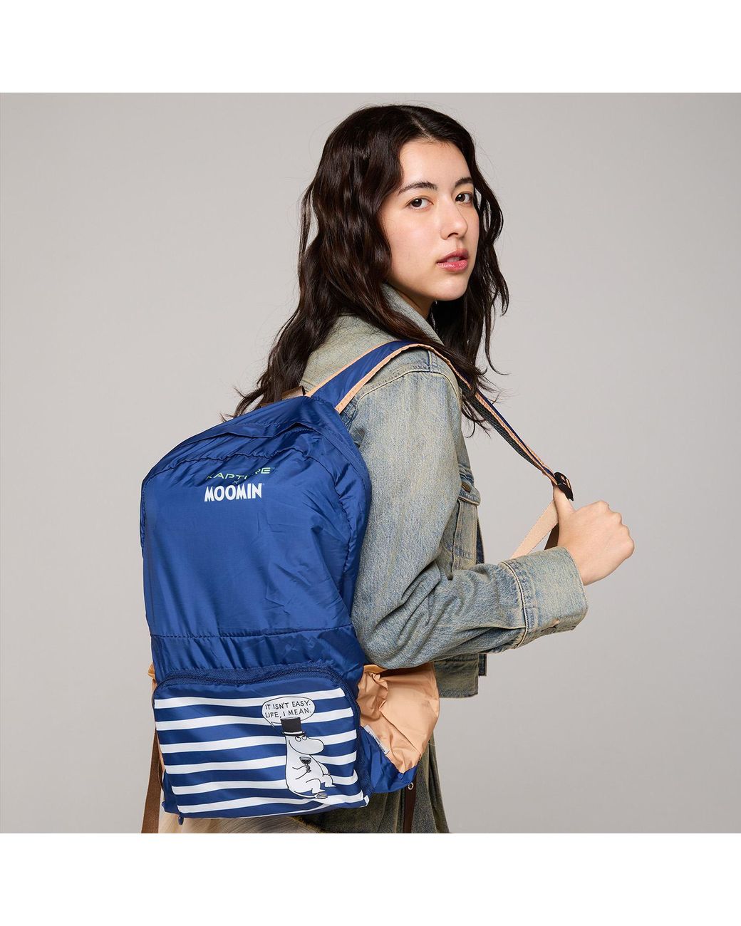 Kapture Moominpappa Foldable Backapck in Blue | Lyst
