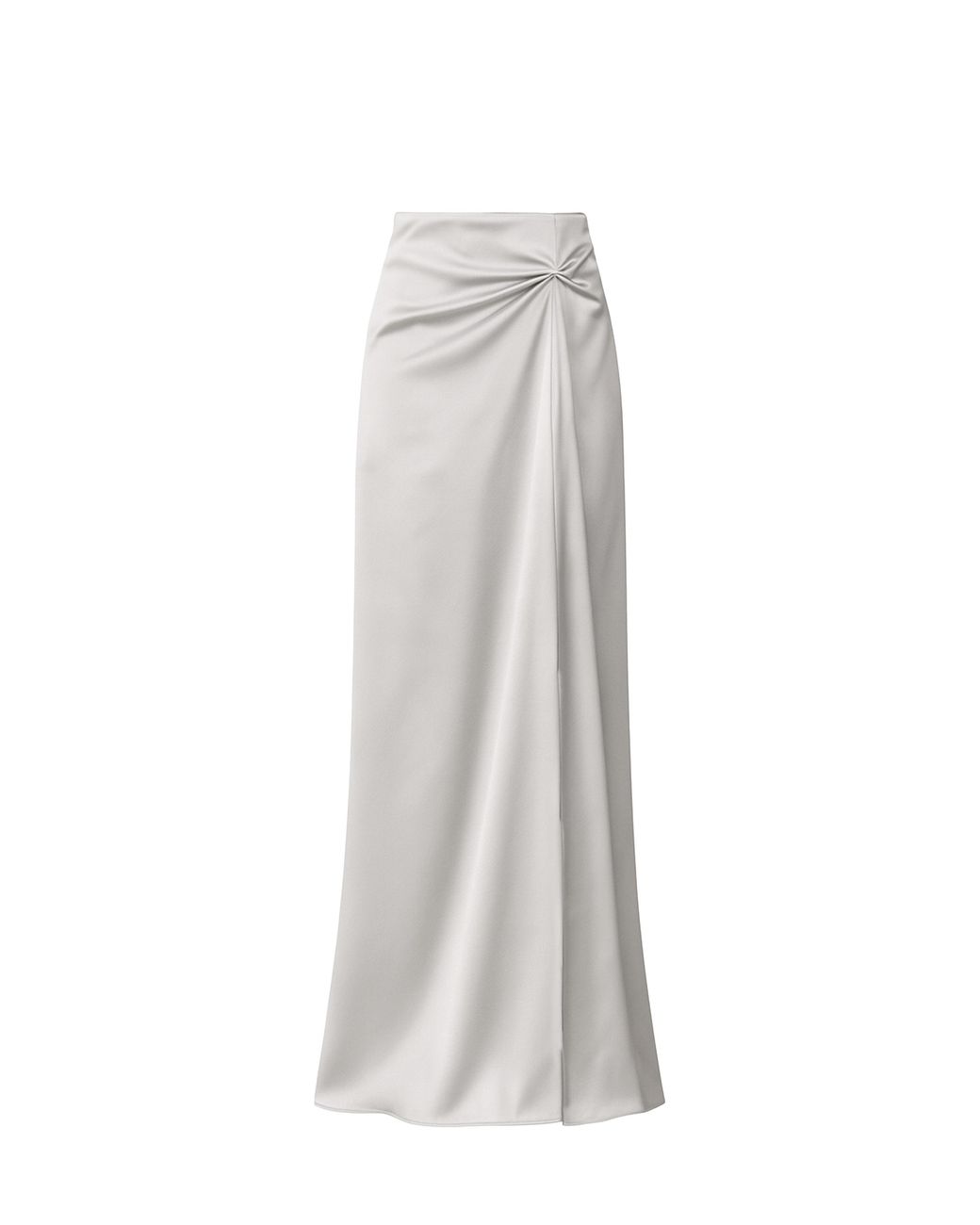 NAZLI CEREN Corinne Satin Skirt in White | Lyst