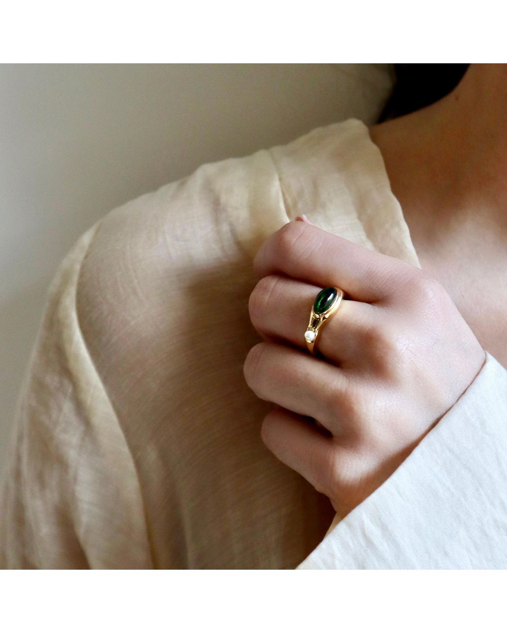 Gem Island Chira Ring in Metallic | Lyst