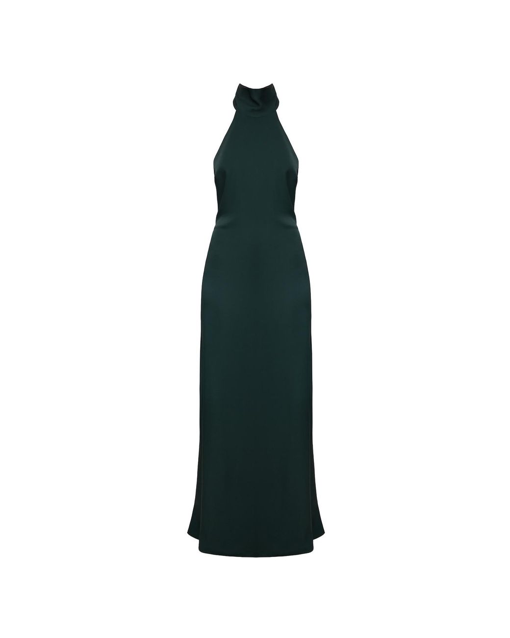 UNDRESS Valerie Deep Open-Back Maxi Dress in Green | Lyst UK