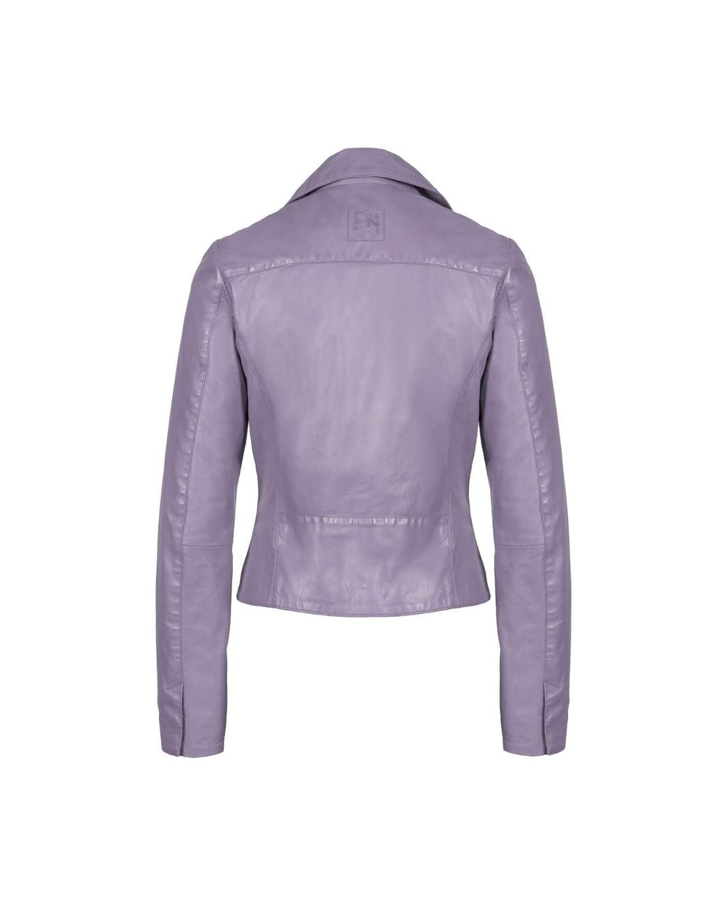 Freaky Nation Leather Biker Jacket Lilac in Purple | Lyst