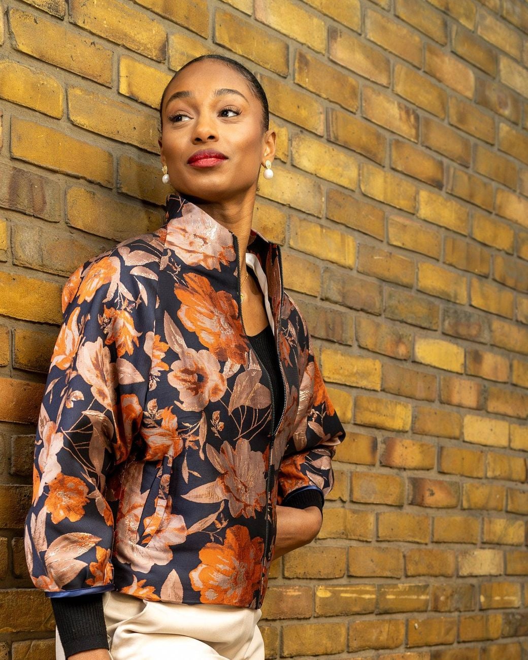 Lioness by Tf Sunset Bloom Jacket in Red | Lyst