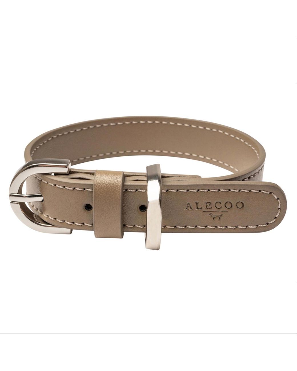 Alecoo Neutrals Classy Dog Collar Taupe in Brown | Lyst UK
