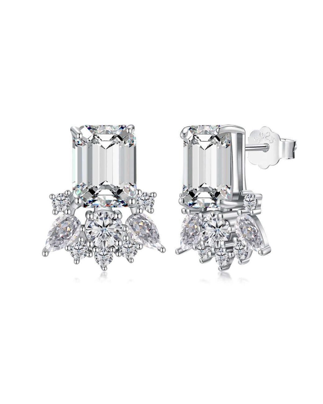 Viviana Halil The Bella Earrings – Sterling Multi-Cut Icons in Metallic ...