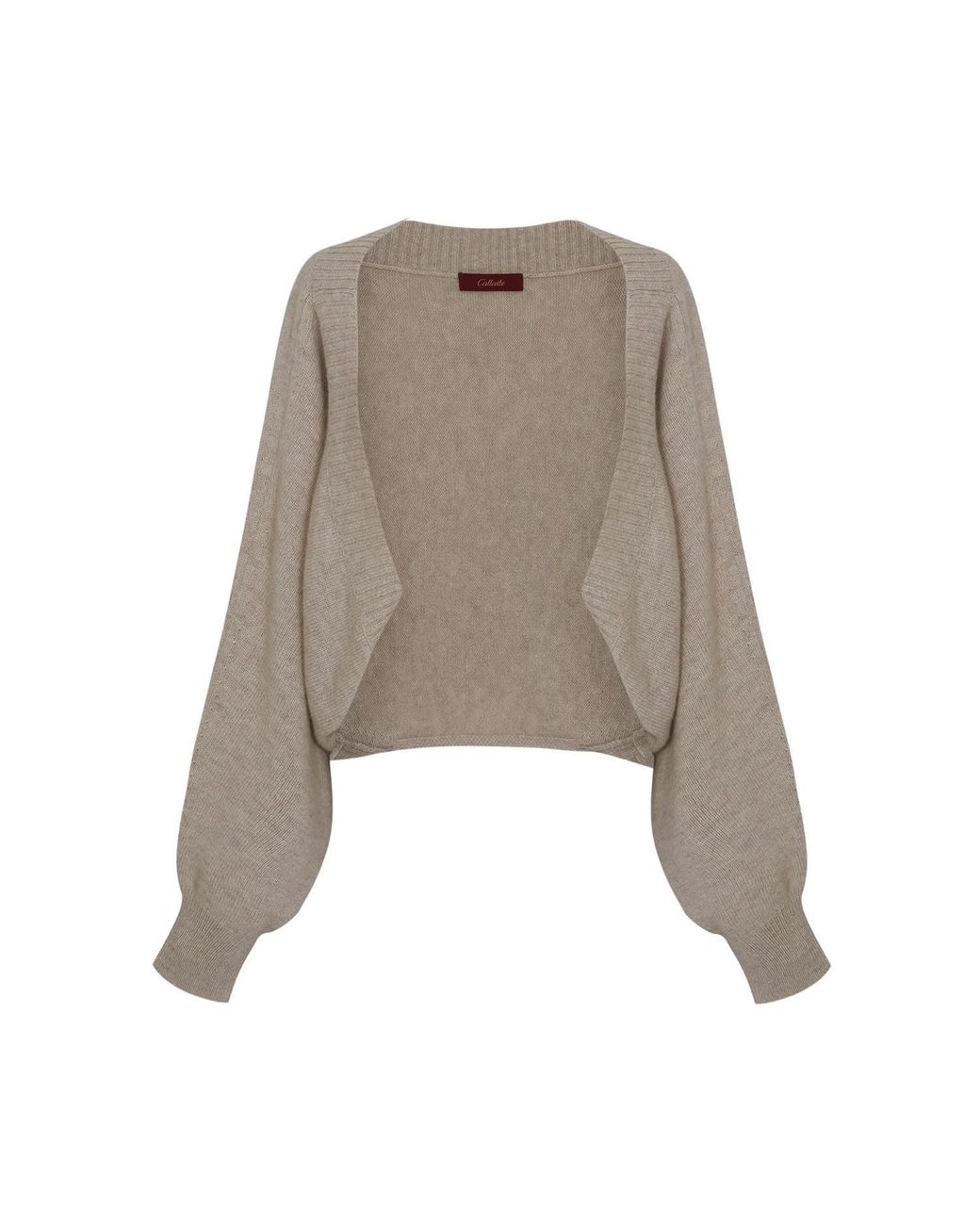 CALLAITE Pure Cashmere Cecilia Icon Bolero in Brown | Lyst UK