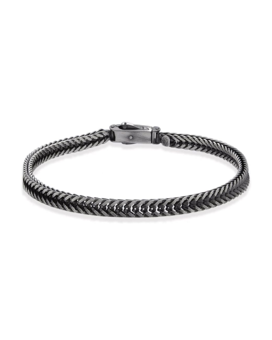 Altar™ Ornaments Co. Volpe Bracelet Sterling Gunmetal Fox Chain ...
