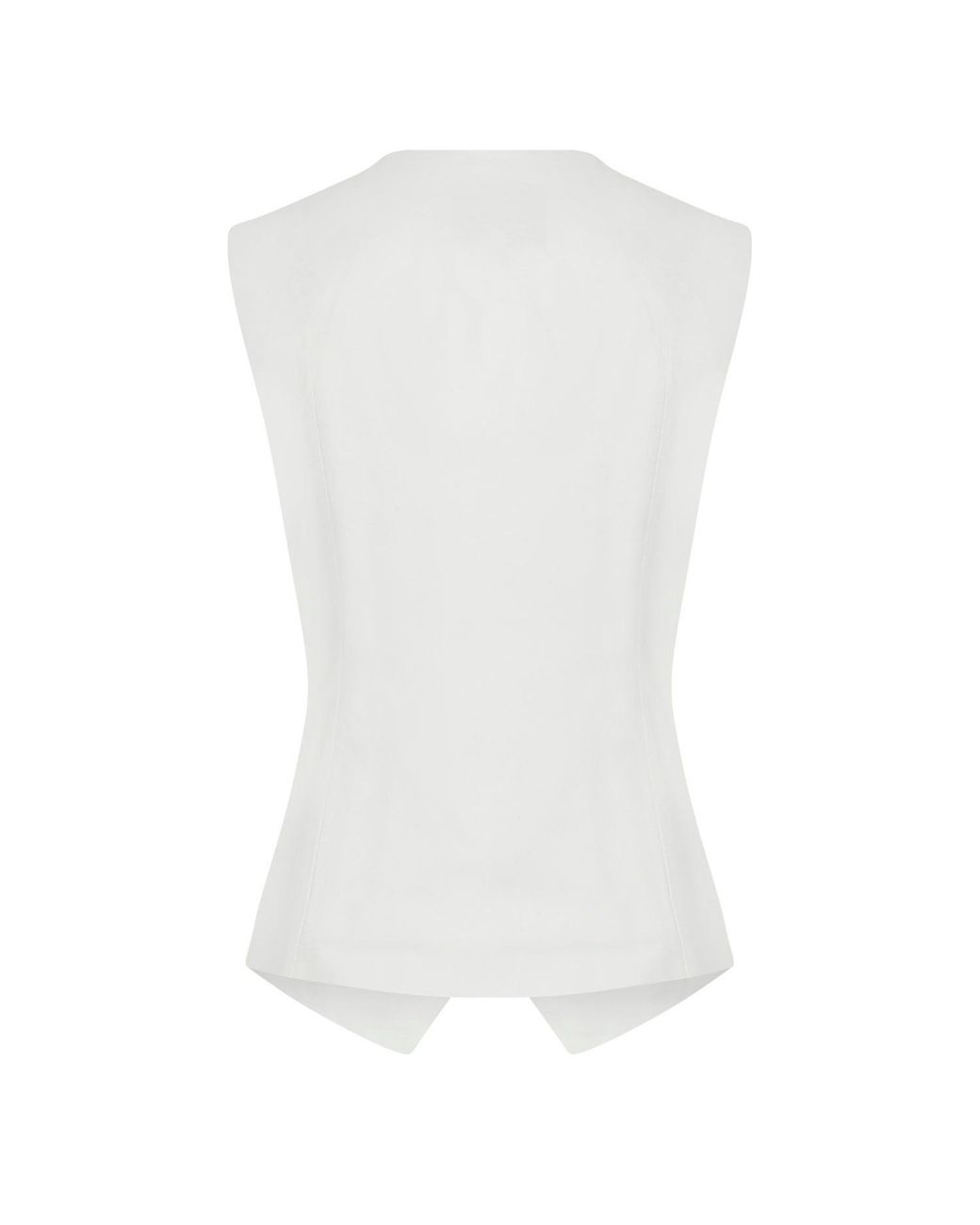 NAZLI CEREN Bea Vestcoat in White | Lyst