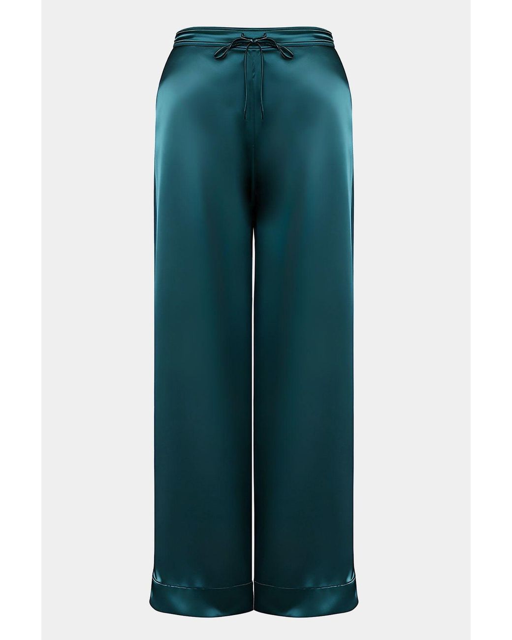 Nokaya The Lady Silk Pants Eclipse in Green | Lyst UK