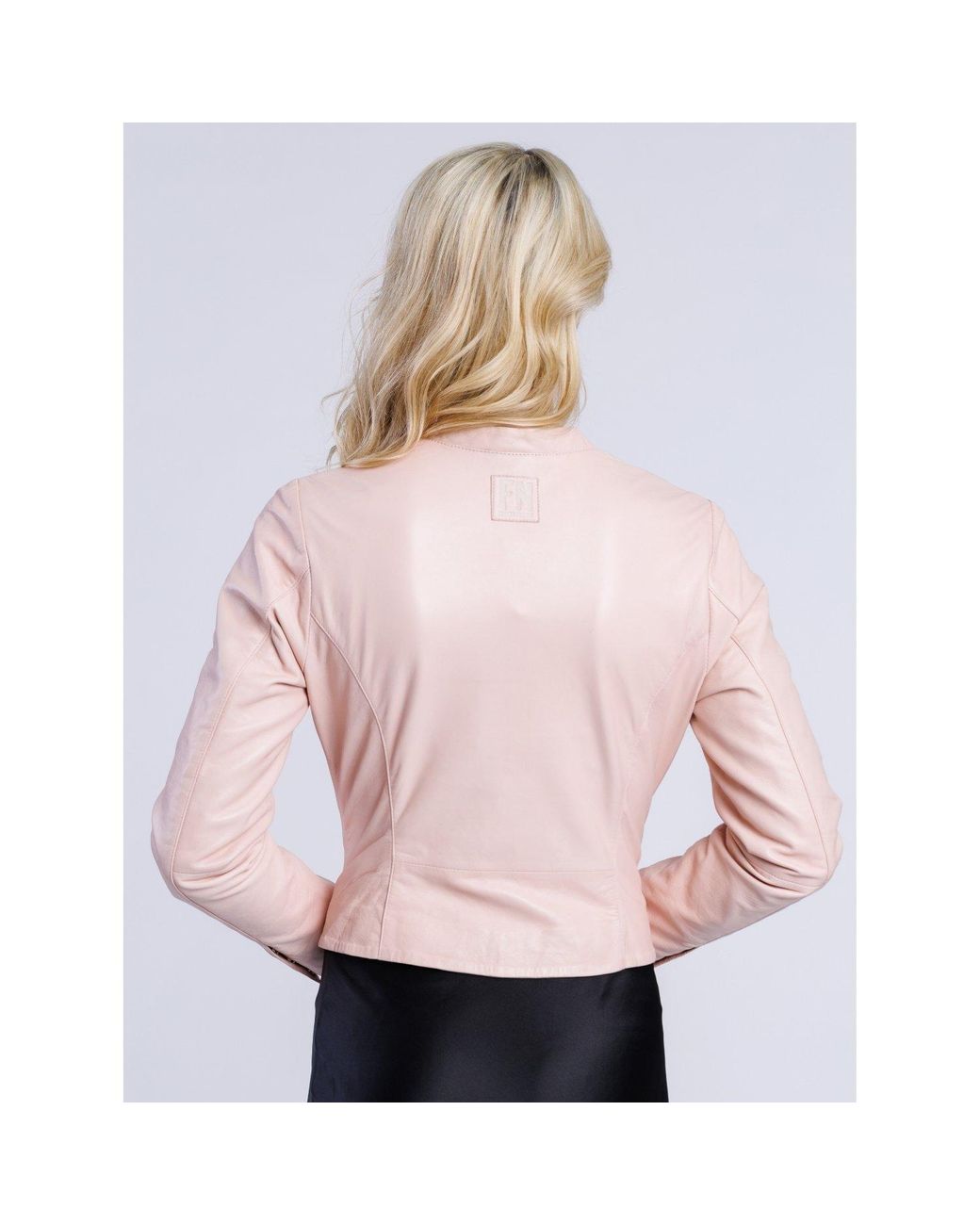Freaky Nation Leather Jacket Sparkling Future in Pink | Lyst UK