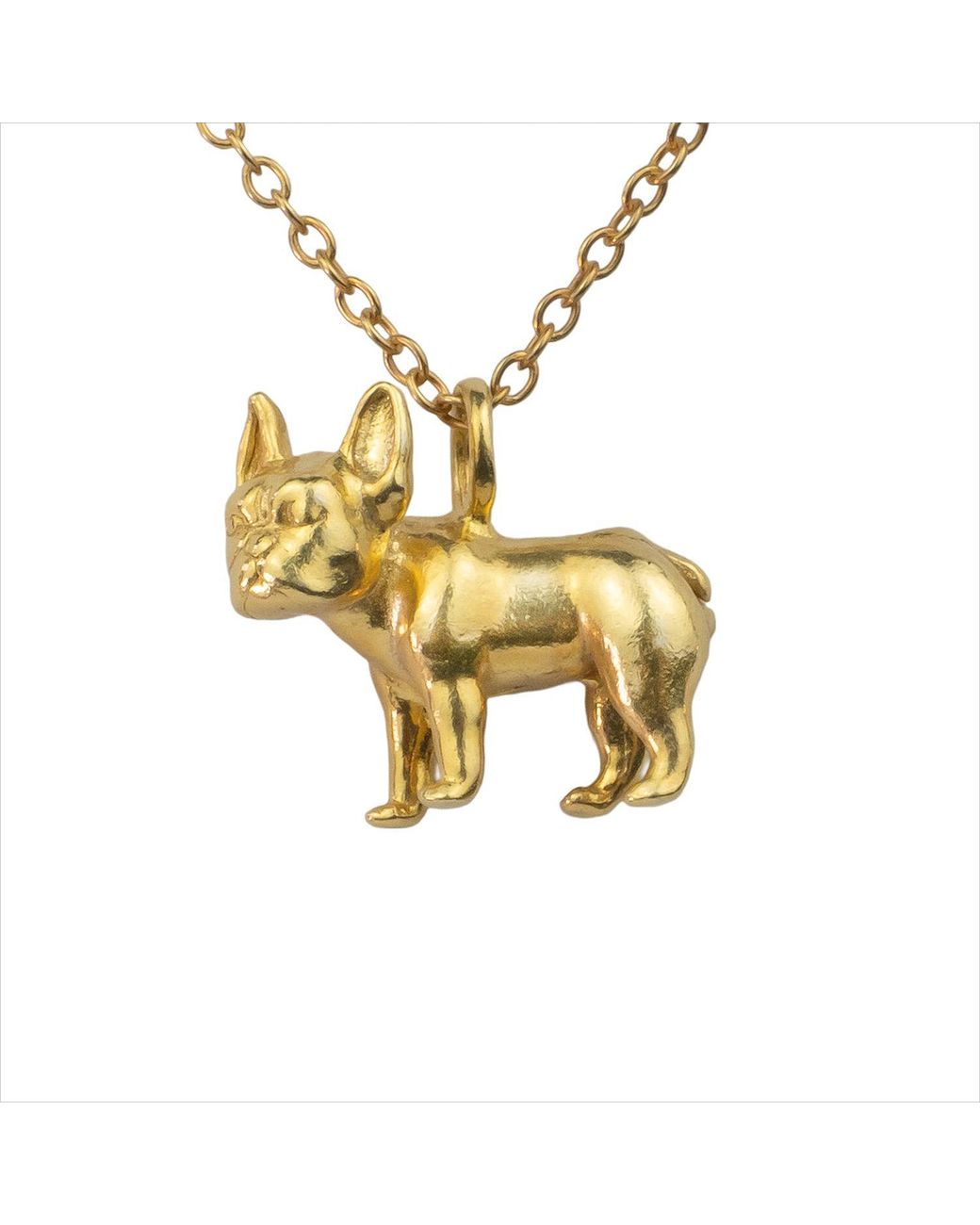 Simon Kemp Jewellers French Bulldog Pendant Eighteen Carat On Solid ...