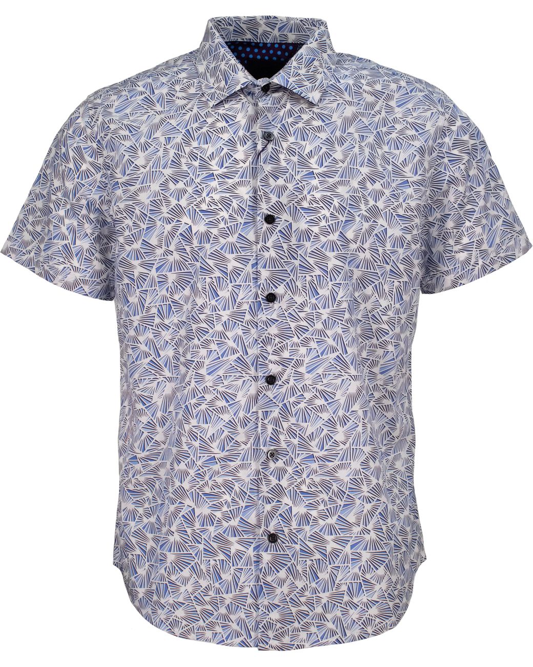lords of harlech George Geo Laser Cut Shirt in Blue for Men | Lyst
